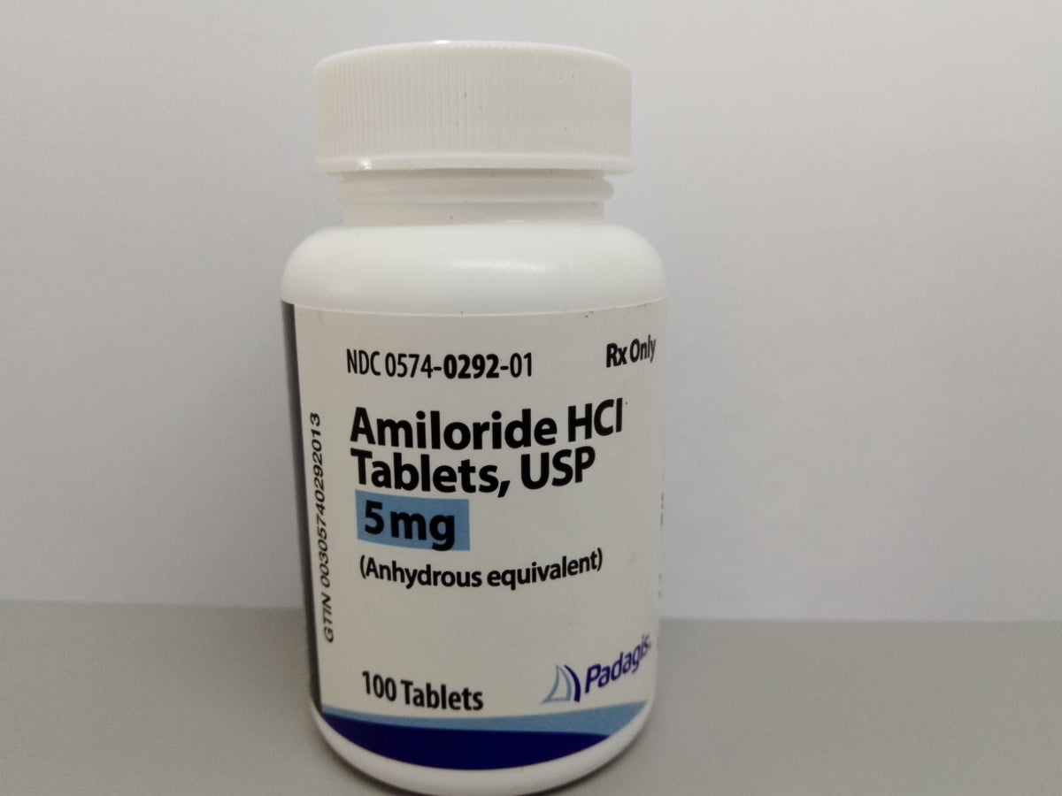 Amiloride, HCI, 5 mg, tabletas UPS (Anhydrous euqivalent) PADAGIS ...