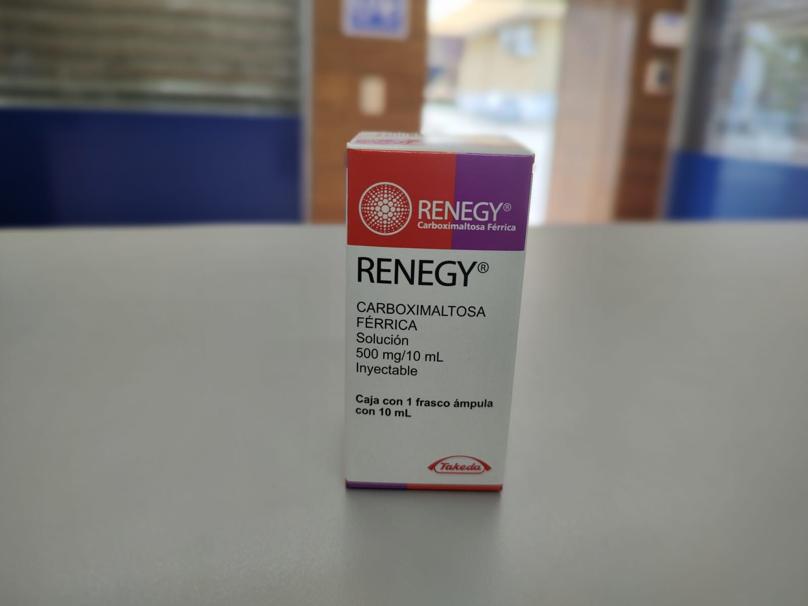 RENEGY CARBOXIMALTOSA FÉRRICA Solución inyectable 500 mg/10 ml, TAKEDA ...