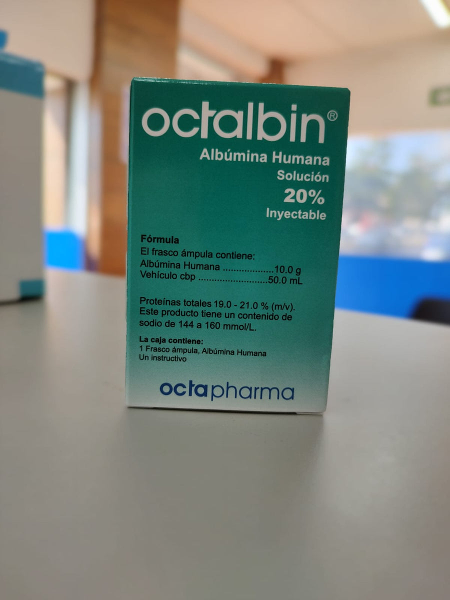 Octalbin ALBÚMINA HUMANA 20% 10 mg Solución Inyectable, octapharma ...