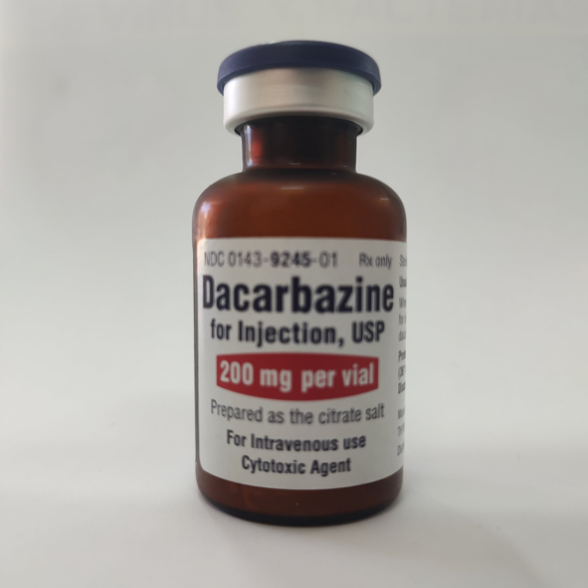 DACARBAZINE, 200 mg USP, RX, Solución Inyectable, HIKMA. – farmashop.mx