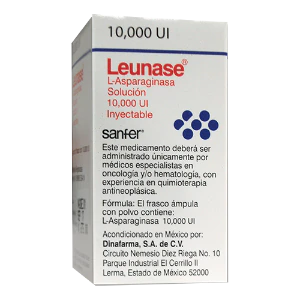 Leunase 10,000 UI Solución Inyectable 1 Caja con 1 ámpulas SANFER ...