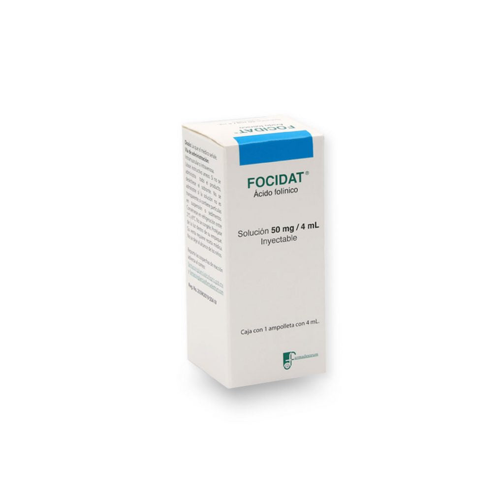 FOCIDAT 50 mg / 4 ml Ámpula, Solución Inyectable FARMADEXTRUM ...